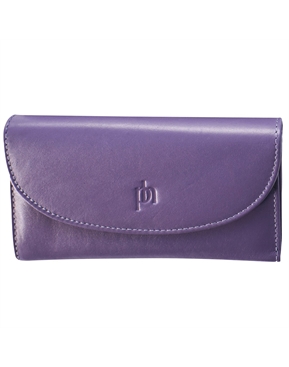 Purple | Ladies RFID Leather Purse | Gift Discoveries