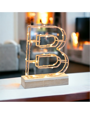 B | Illuminated Alphabet Letter | Gift Discoveries
