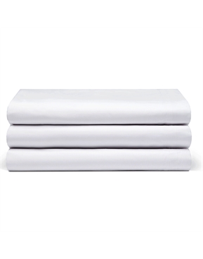Single | Easy-care 200 Thread Count Percale Standard Fitted Sheet ...