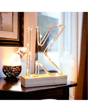 K | Illuminated Alphabet Letter | Scott's of Stow