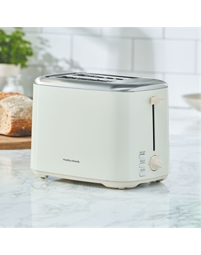 Cream | Stainless Steel 2 Slice Toaster | Scott's of Stow