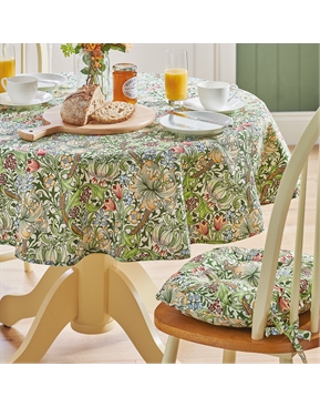 132 x 178cm | William Morris Cotton Tablecloth | Scott's of Stow