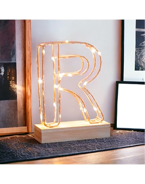 R | Illuminated Alphabet Letter | Scott's of Stow