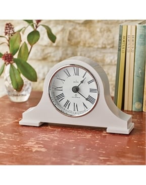 Cream | Radio Controlled Mantel Clock | Scott's of Stow