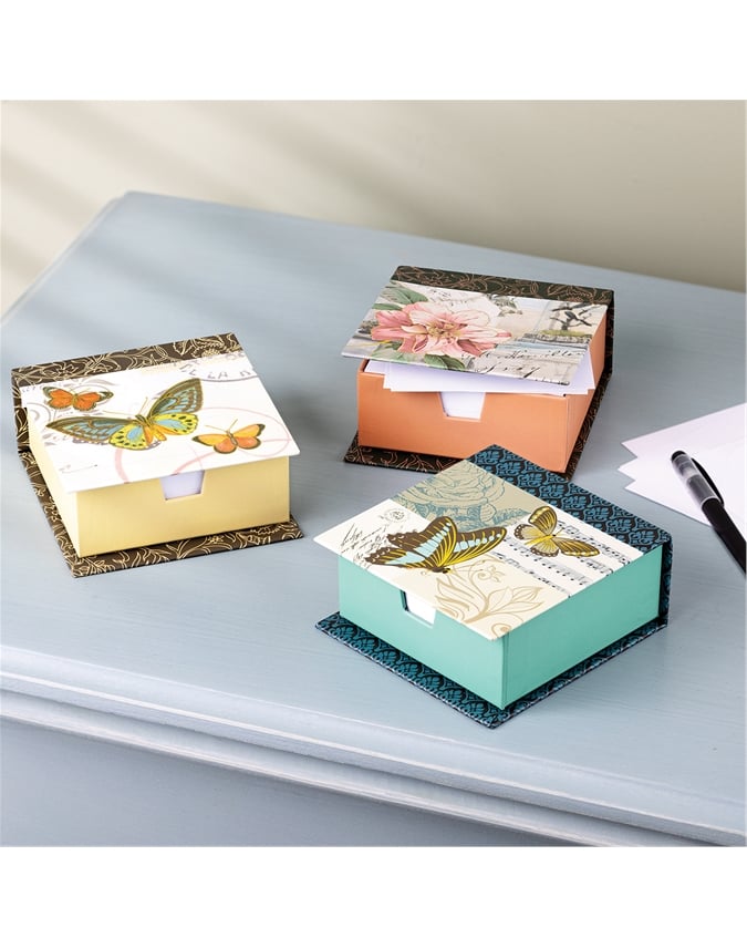 Floral Note Blocks - Set of 3 | Scott's of Stow