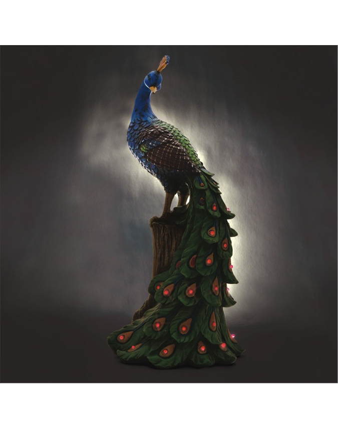 1colour | Garden Peacock Solar Light | Pure Collection