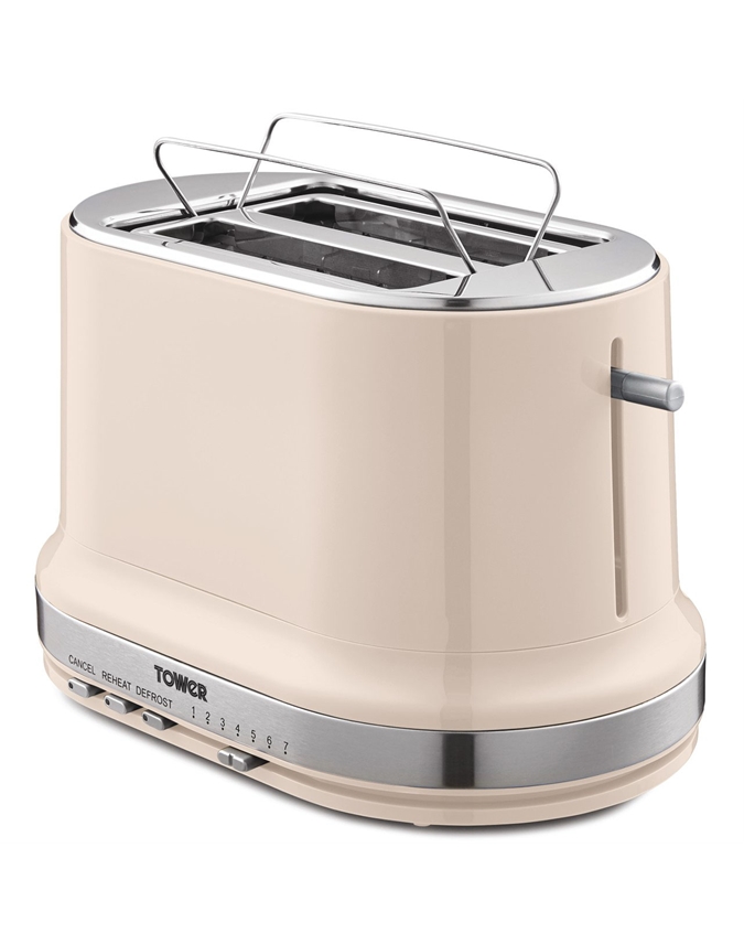 Graphite | Tower Belle 2 Slice Toaster | Pure Collection