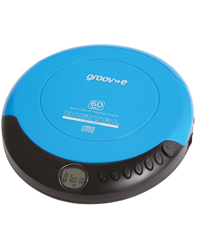Blue | Portable CD Player | Gift Discoveries