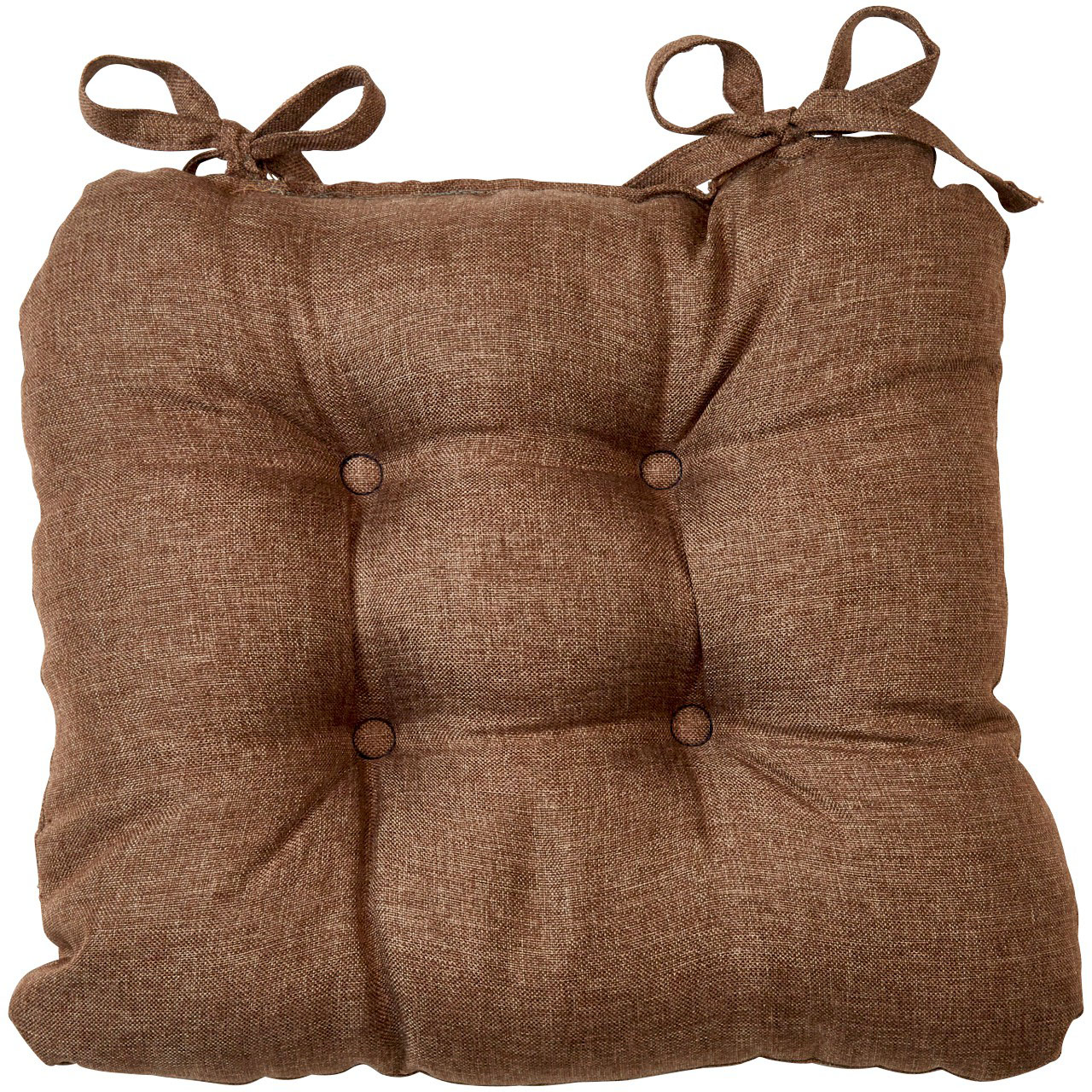Plum | Foxcote Button-effect Seat Cushion | Scott's of Stow